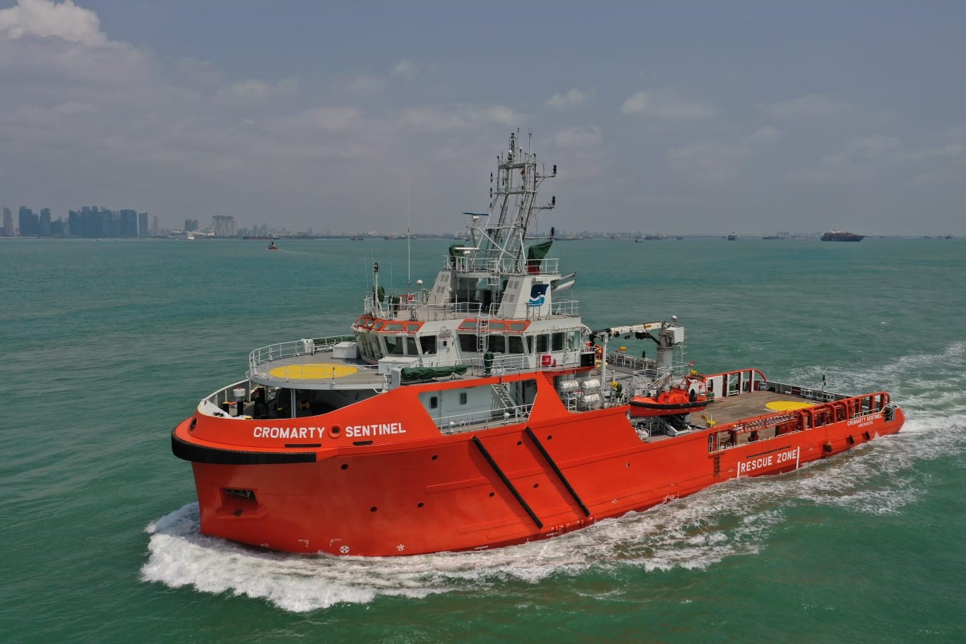 Sentinel Marine takes delivery of new Multi-role Offshore Support Ship thanks to £62,000 ...